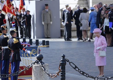 Britains Queen Elizabeth Ii Arrives Welcome Editorial Stock Photo ...