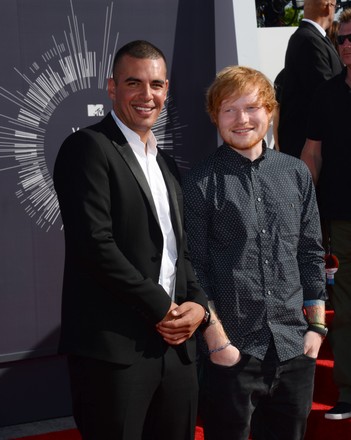 Emil Nava Left Ed Sheeran Arrive Editorial Stock Photo - Stock Image ...