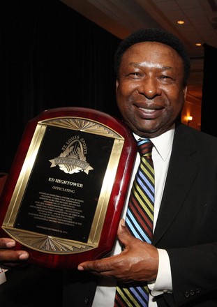 Basketball Official Ed Hightower Displays His Editorial Stock Photo ...