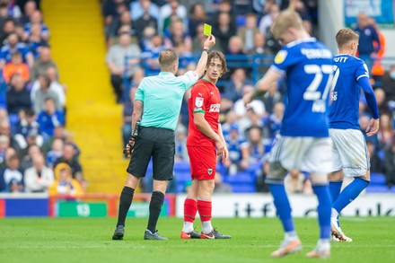 Referee David Rock Gives Afc Wimbledon Editorial Stock Photo - Stock ...