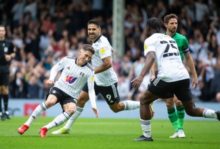 Harry Wilson Celebrates Scoring Fulhams First Editorial Stock Photo ...