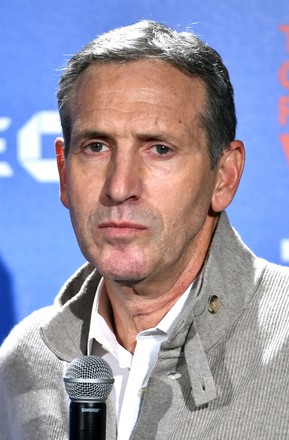 Starbucks Ceo Howard Schultz Speaks Press Editorial Stock Photo - Stock ...