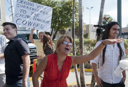 __COUNT__ Anti-Castro Activists in Little Havana, Miami, Florida, Usa ...