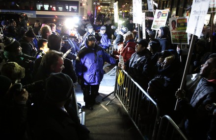 Two Separate Protests Both Against Police Editorial Stock Photo - Stock ...