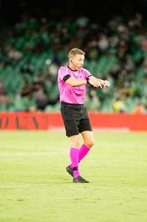 Referee Alejandro Jose Hernandez Hernandez Action Editorial Stock Photo ...