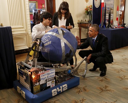 Us President Barack Obama Looks Invention Editorial Stock Photo - Stock ...
