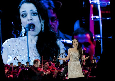 Recording Artist Maria Aleida Rodriguez Performs Editorial Stock Photo ...