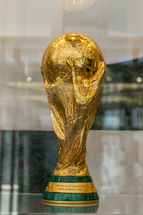 Trophy Cabinet World Cup Trophy Won Editorial Stock Photo - Stock Image ...