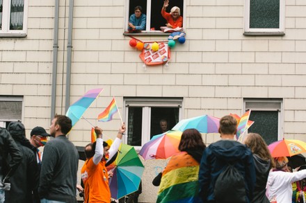 Christopher Street Day Parade In Cologne, Germany - 29 Aug 2021 ...