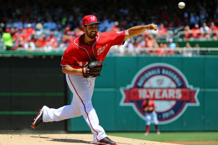 Washington Nationals Starting Pitcher Gio Gonzalez Editorial Stock ...