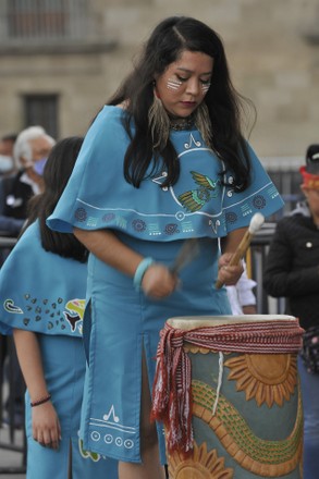 Woman Dressed Aztec Goddess Takes Part Editorial Stock Photo - Stock ...