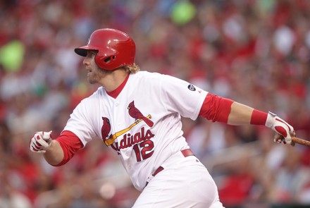 St Louis Cardinals Mark Reynolds Drives Editorial Stock Photo - Stock ...