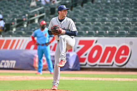 Columbus Pitcher Kyle Dowdy 17 Action Editorial Stock Photo - Stock ...