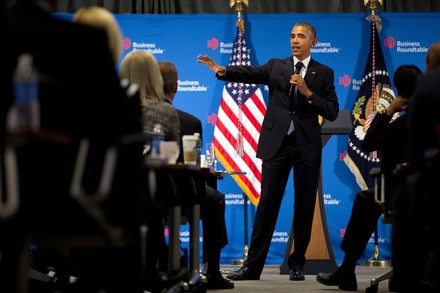U S President Barack Obama Speaks Editorial Stock Photo - Stock Image ...