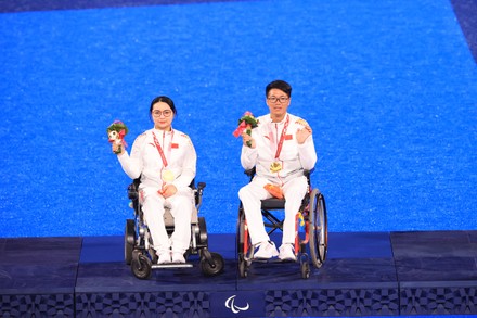 China Team Chn Celebrate Their Gold Editorial Stock Photo - Stock Image ...