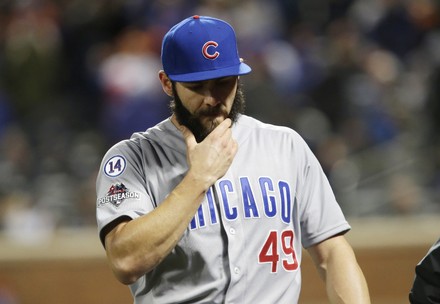 Chicago Cubs Starting Pitcher Jake Arrieta Editorial Stock Photo ...