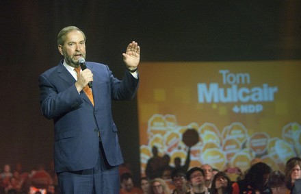 Ndp Leader Thomas Mulcair Signs Autographs Editorial Stock Photo ...