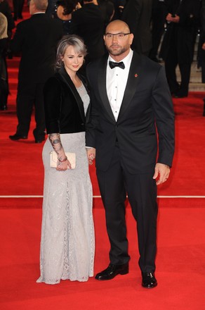 American Actor Dave Bautista His Wife Editorial Stock Photo - Stock ...