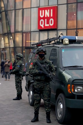 Heavily Armed Paramilitary Urban Commando Units Editorial Stock Photo ...