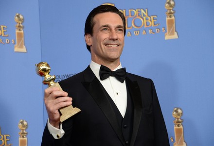 Actor Jon Hamm Winner Award Best Editorial Stock Photo - Stock Image ...