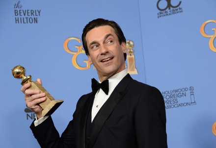 Actor Jon Hamm Winner Award Best Editorial Stock Photo - Stock Image ...
