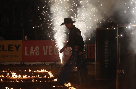 Bull Riders Introduced They Walk Past Editorial Stock Photo - Stock ...