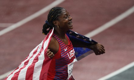 Breanna Clark Usa Winning 400m During Editorial Stock Photo - Stock ...