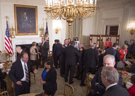 Governors Cabinet Official Talk Each Other Editorial Stock Photo ...