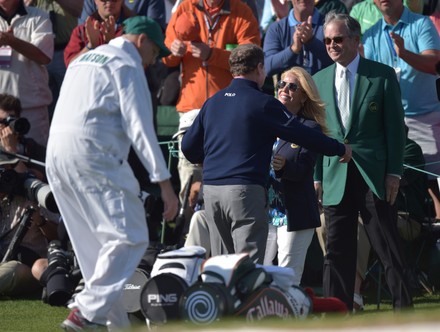 Caddie Neil Oxman Walks Tom Watson Editorial Stock Photo - Stock Image ...