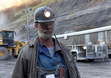 Miner Clocks Out After Ending His Editorial Stock Photo - Stock Image ...