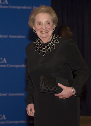 Madeline Albright Arrives White House Correspondents Editorial Stock ...