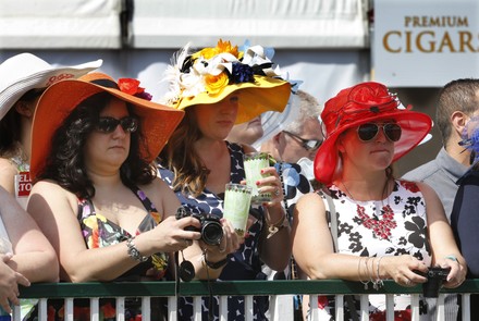 Fancy Hats Rule Day Churchill Downs Editorial Stock Photo - Stock Image ...