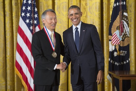 President Barack Obama Awards National Medal Editorial Stock Photo ...