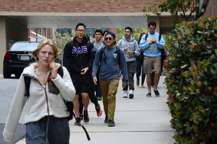 Ucla Students Walk Off Campus After Editorial Stock Photo - Stock Image ...