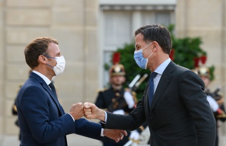 Emmanuel Macron Mark Rutte Editorial Stock Photo - Stock Image ...
