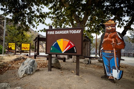 Sign Reads Extreme Fire Danger Today Editorial Stock Photo - Stock ...