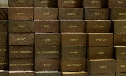Bricks Names Slaves President Thomas Jefferson Editorial Stock Photo ...