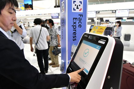 Staff Demonstrates Jals Checkin Procedures Using Editorial Stock Photo ...