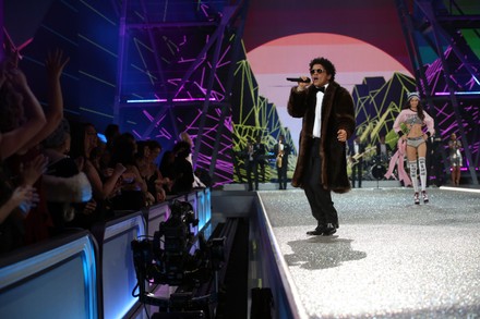 Model Takes Catwalk Us Singer Bruno Editorial Stock Photo - Stock Image ...