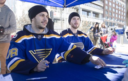 St Louis Blues Players Joel Edmundson Editorial Stock Photo - Stock ...