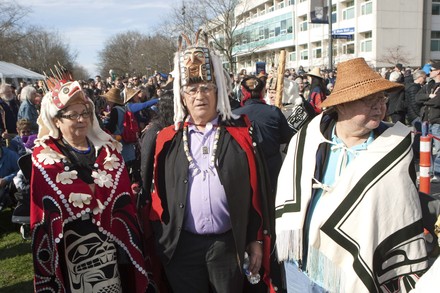 First Nations Chiefs Elders Depart Speakers Editorial Stock Photo ...