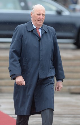Norwegian King Harald V Attends Luncheon Editorial Stock Photo - Stock ...