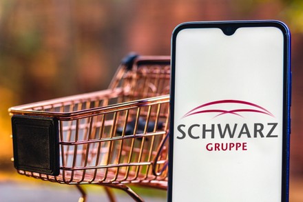 This Photo Illustration Schwarz Gruppe Logo Editorial Stock Photo ...