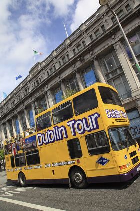 Dublin Tour Bus O Connell Street Editorial Stock Photo - Stock Image ...