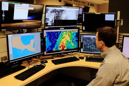 Eric Peake Hurricane Specialist Keeps Eye Editorial Stock Photo - Stock ...