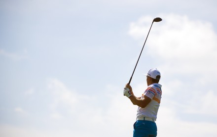 Rickie Fowler Hits Off 18th Tee Editorial Stock Photo - Stock Image ...