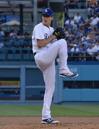 Los Angeles Dodgers Starting Pitcher Rich Editorial Stock Photo - Stock ...