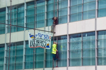 Protesters Police Seen Outside Marsh Insurance Editorial Stock Photo ...