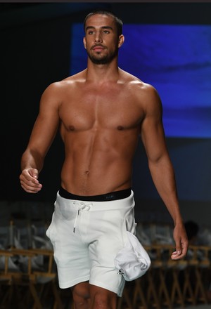 Runway Model Wears Swimsuit By Designer Editorial Stock Photo - Stock ...