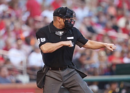 Home Plate Umpire Jim Wolf Punches Editorial Stock Photo - Stock Image ...